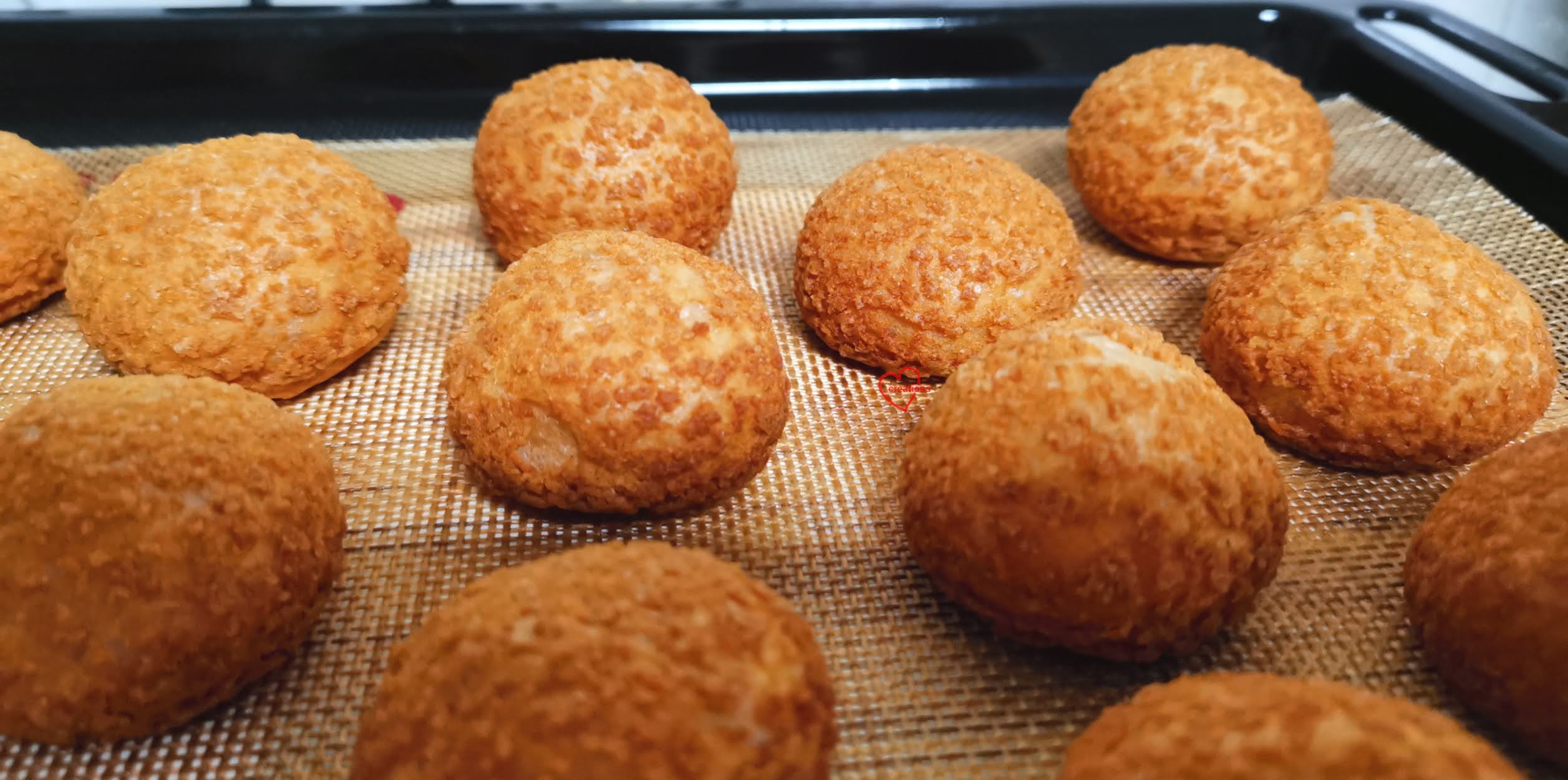 Loving Creations for You: Fortune Ox Mandarin Orange Choux Pastry