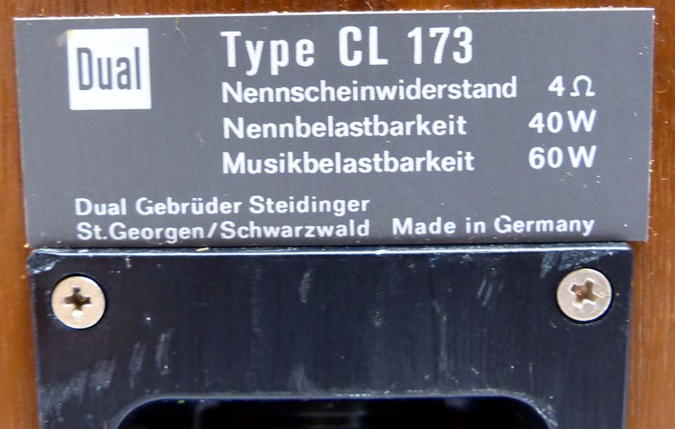 Dual CL-173 - акустика от именитого производителя в Московском магазине ...