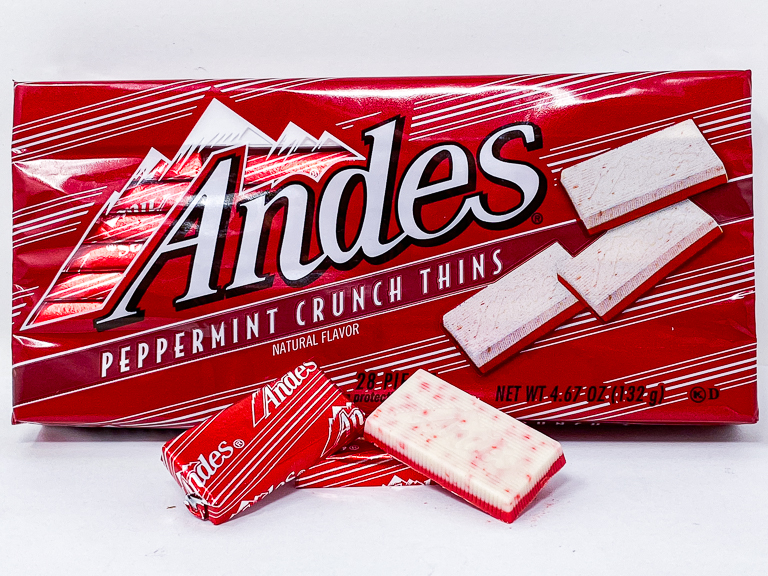 Tales of the Flowers: Holiday Treats - Andes Mint Taste Test