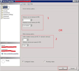 KAILASH'S BLOGS: Setting Memory Limit for a SQL Server Instance