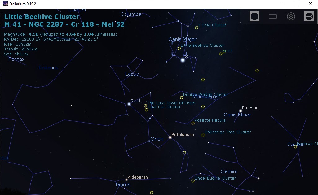M41, the Little Beehive Cluster