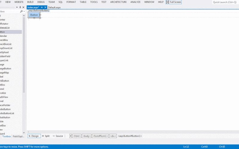 Adding A Server Side Control To The Web Form In Trickcode Free Source Code Download
