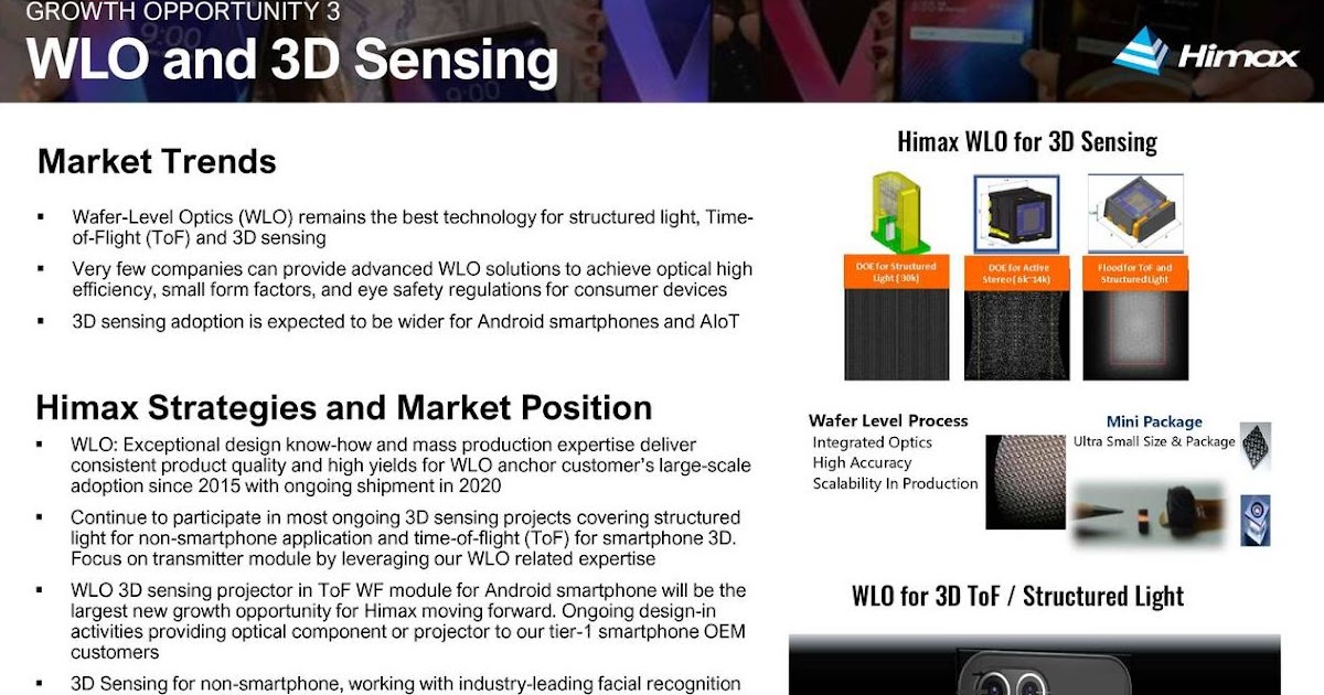 Image Sensors World: Himax Reports Quarterly Results