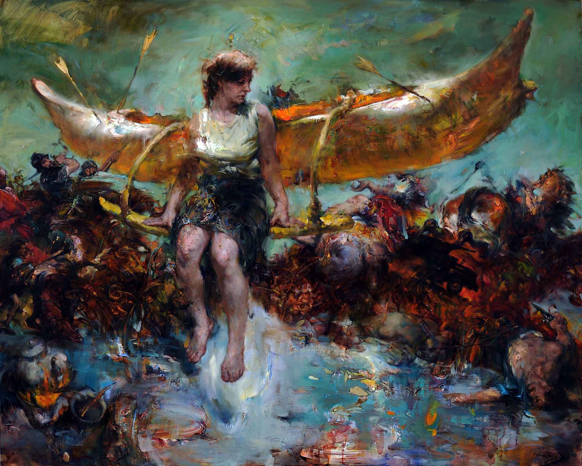 Victor Wang (Chinese painter, 1956) | Tutt'Art@ | Masterpieces