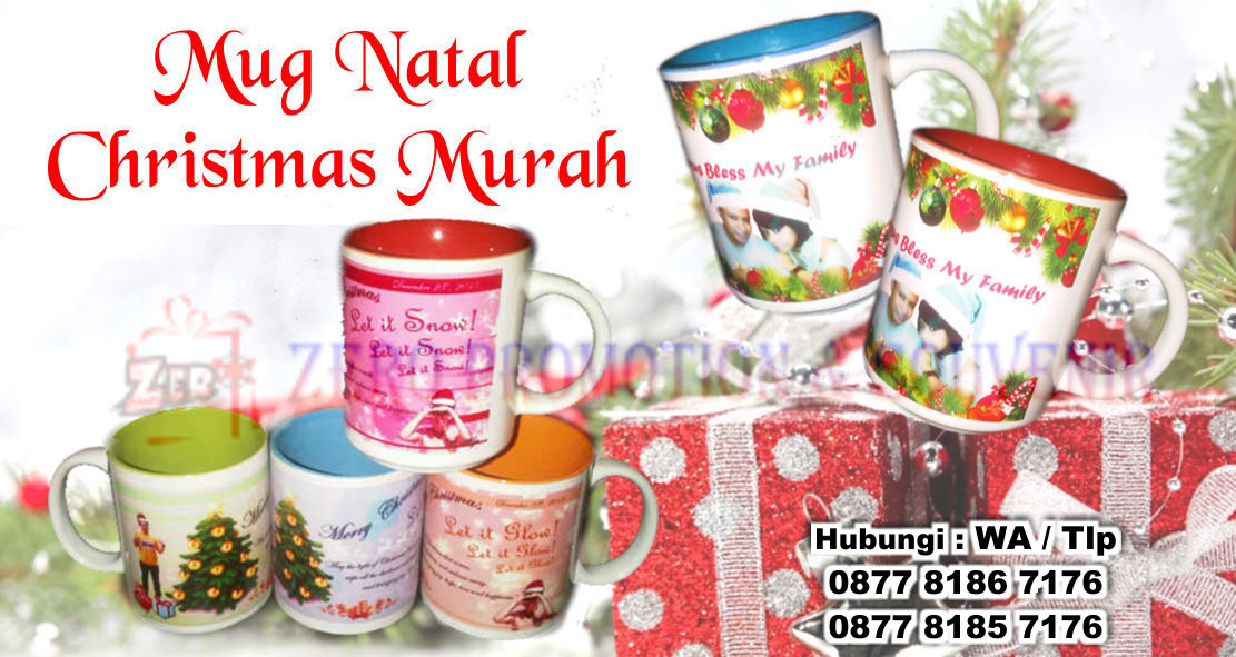 Jual Mug Natal - Mug Christmas Murah | zeropromosi | souvenir barang ...