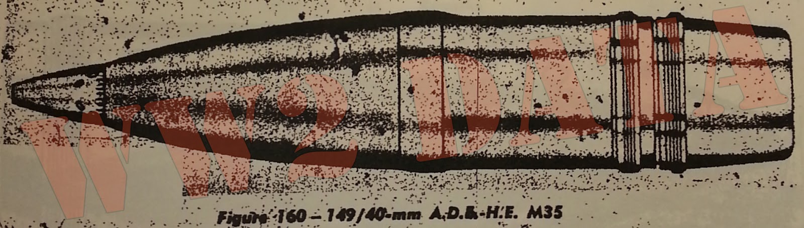 WW2 Equipment Data: Italian Explosive Ordnance - 149mm Projectiles