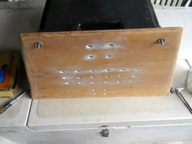 Ericson 25, Oystercatcher: Lazarette Modifications, Part 12: Battery ...