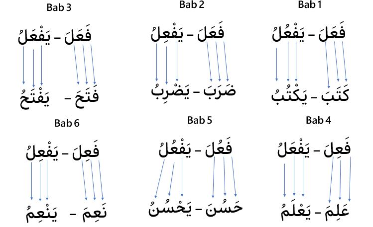 Wazan Fiil Tsulatsi Mujarrad | 6 Bab | Belajar Sharaf Untuk Pemula ...