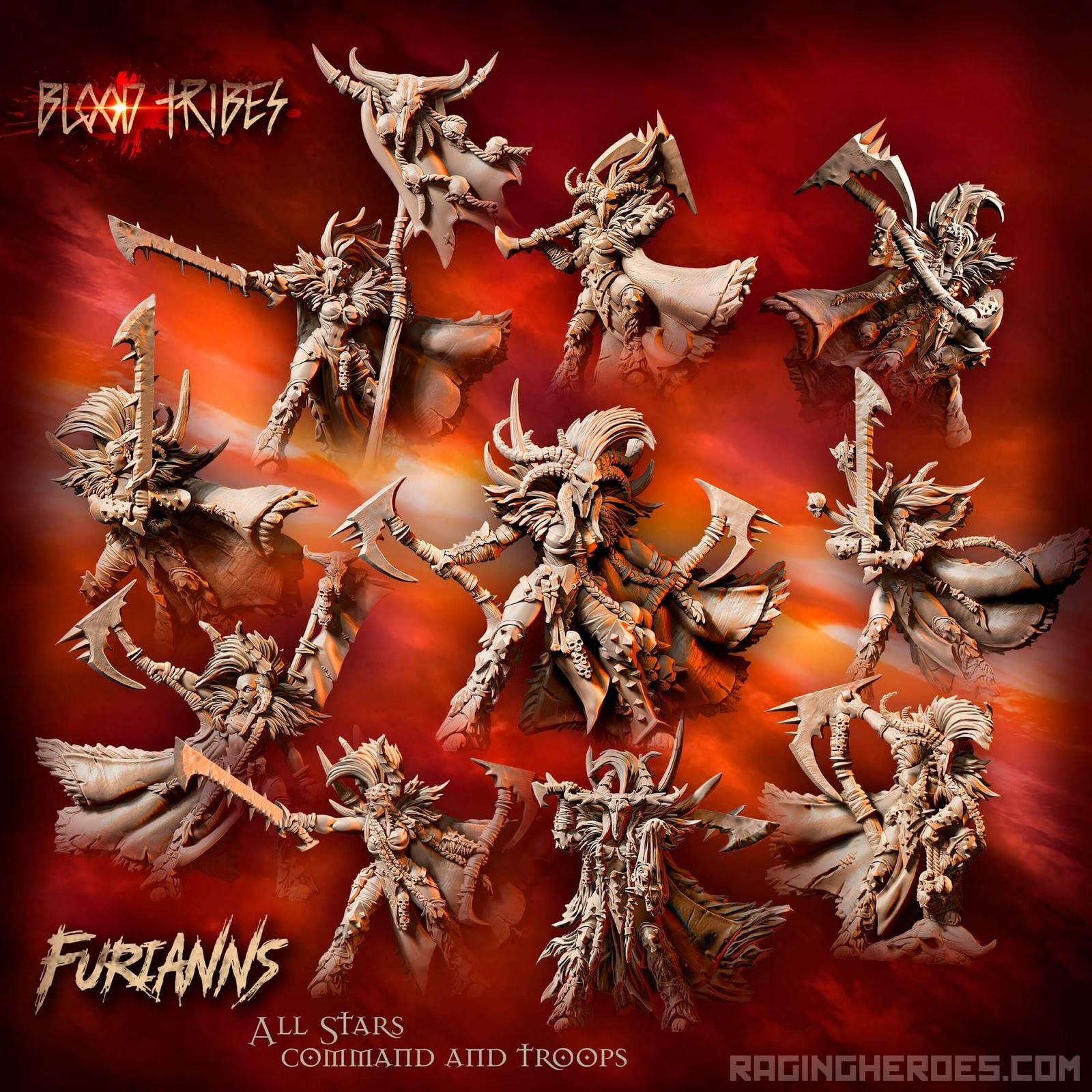 New Blood Tribes from Raging Heroes - Faeit 212