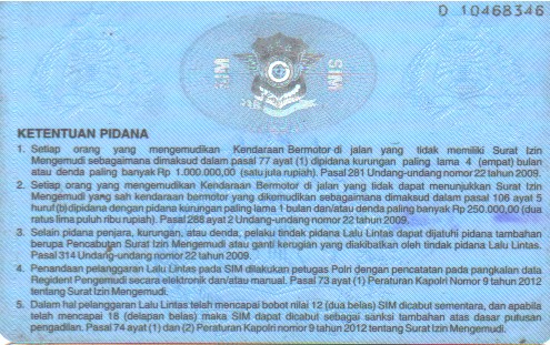 Mekanisme Perpanjang SIM C di Kabupaten Pasuruan ~ Catatan Inspirasiku