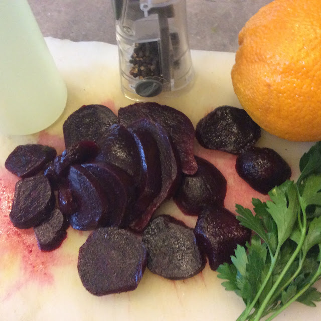 Salade de betterave à l'orange