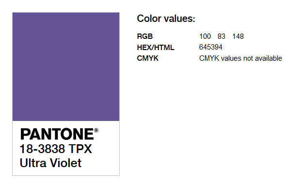 Ultra Violet: El color de 2018 - Pixel Creativo