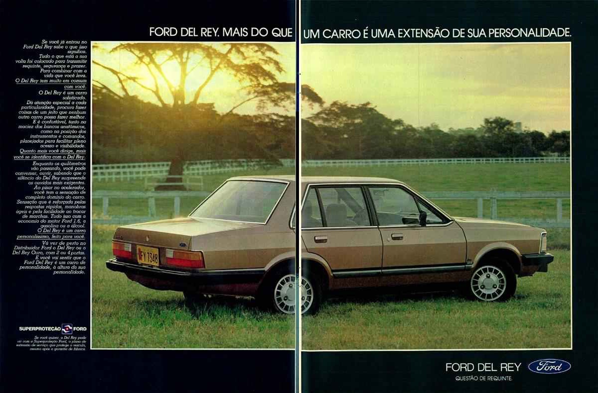 Ford Del Rey - 1982 - Propagandas Históricas | Propagandas Antigas