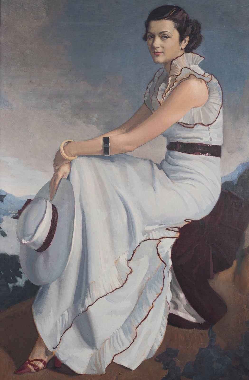 Albert BRAÏTOU-SALA (1885-1972) | Catherine La Rose ~ The Poet of Painting