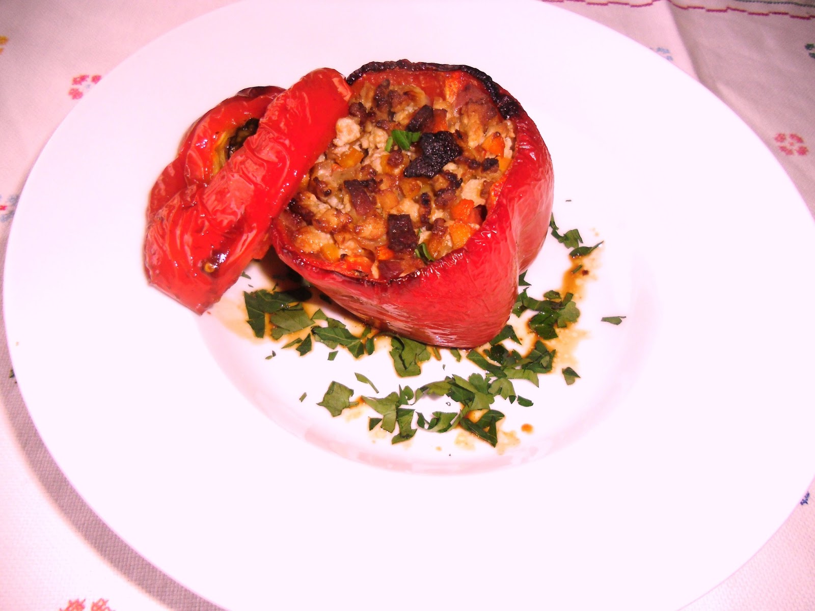 La cocina de temporada: Pimiento morrongo relleno de pavo