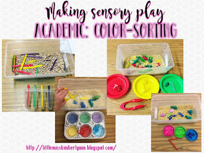 Little Miss Kim's Class: Making Sensory Play ACADEMIC in special education