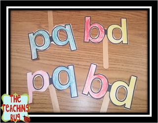 Classroom Freebies Too: B and D Letter Art Craft