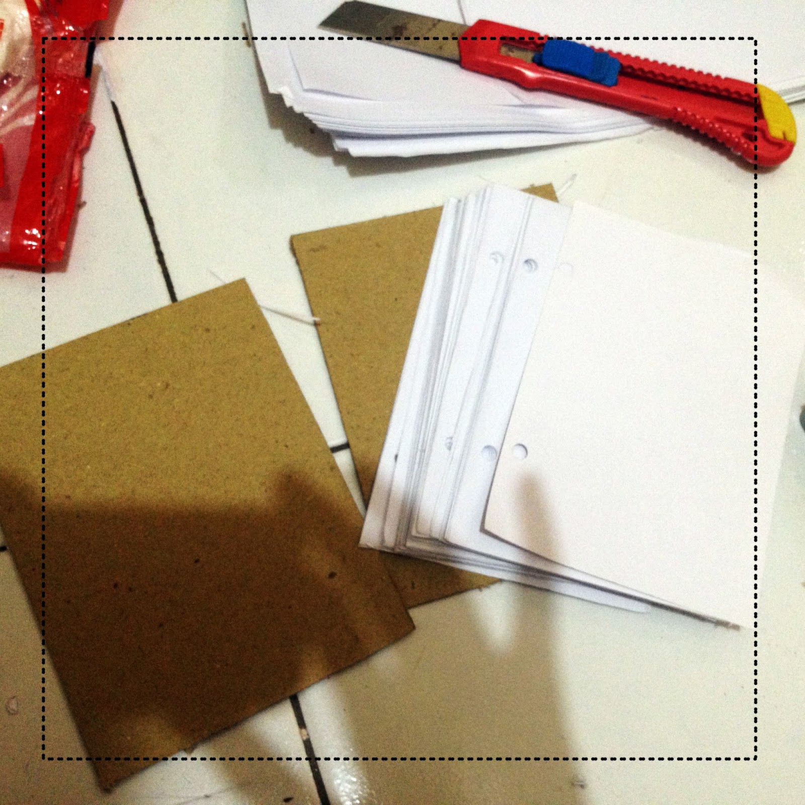 Cara Membuat Buku Catatan Sendiri [low budget] - Think and Share