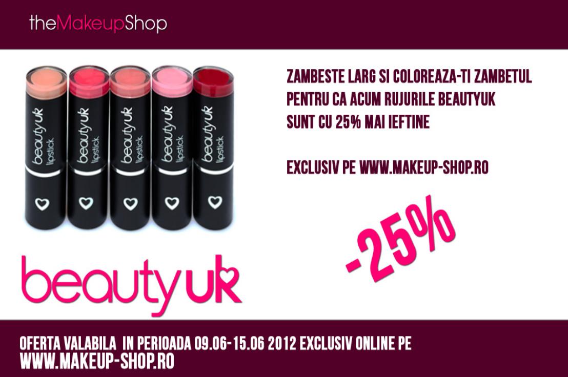 Promotie: Lipstick Beauty UK - 25% ~ Andreea's Land ♥