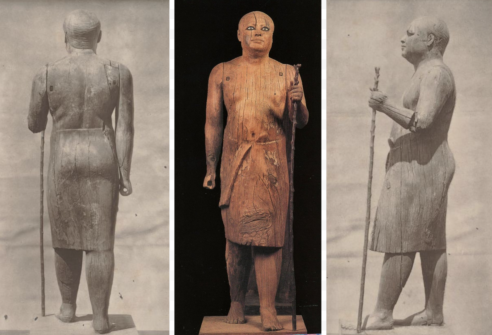 égyptophile: Ka-âper : un magnifique cheikh en bois