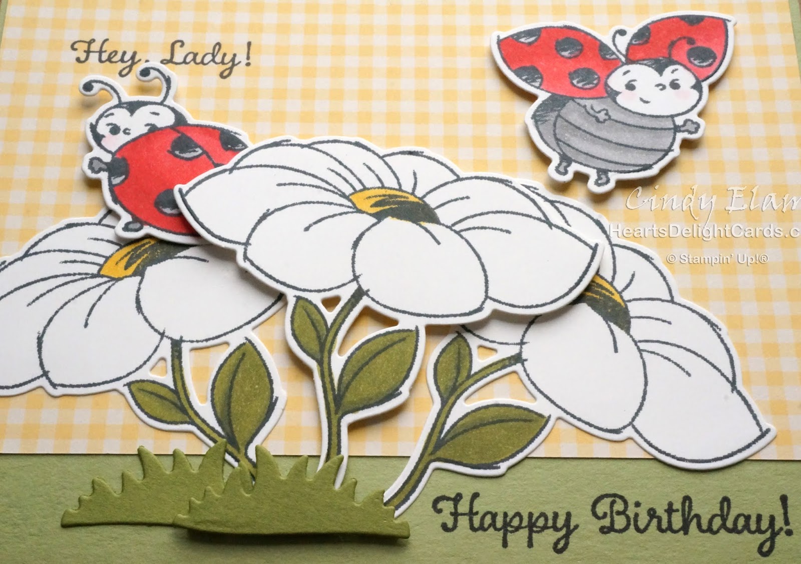 Little Ladybug Birthday – Tutorial – Heart's Delight Cards