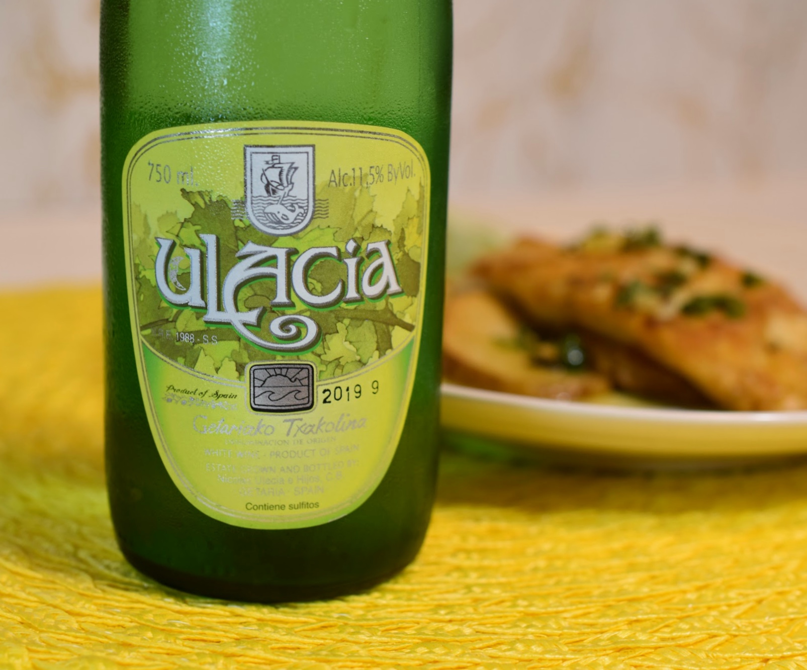 Cooking to the Wine: Ulacia Blanco Getariako Txakolina and Crispy Cod ...