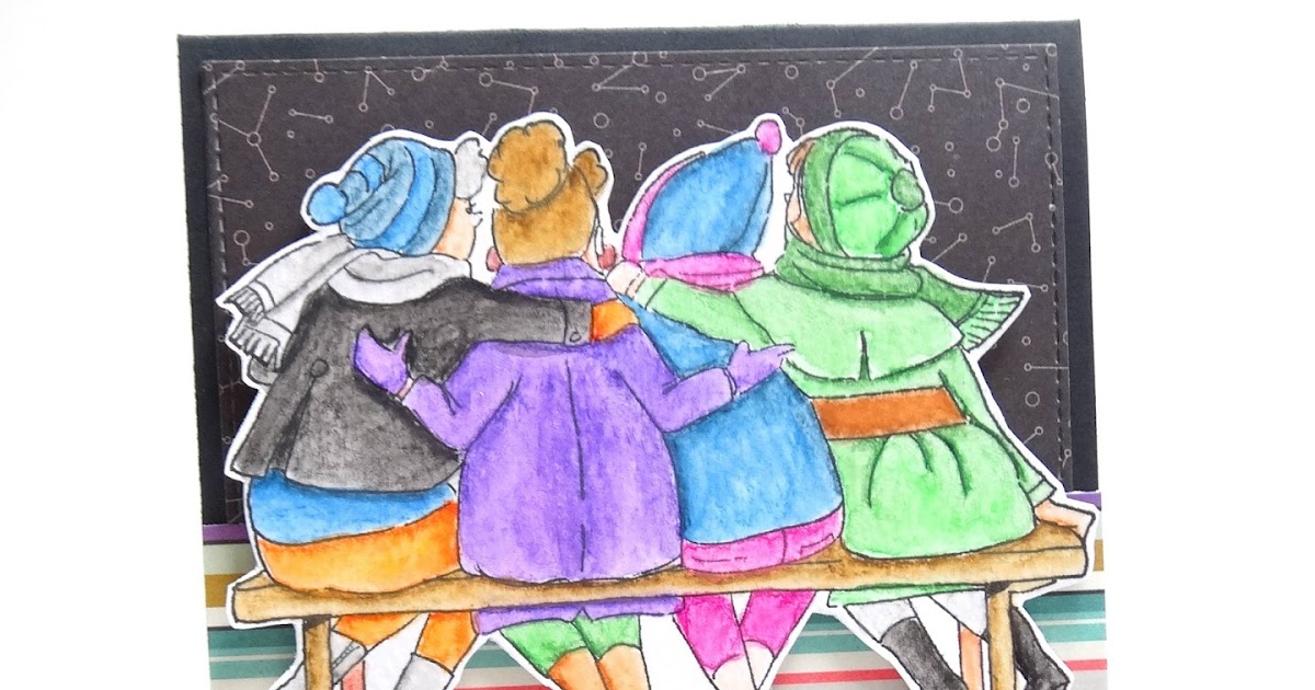 Art Impressions Blog: Group Hug by Dana Warren