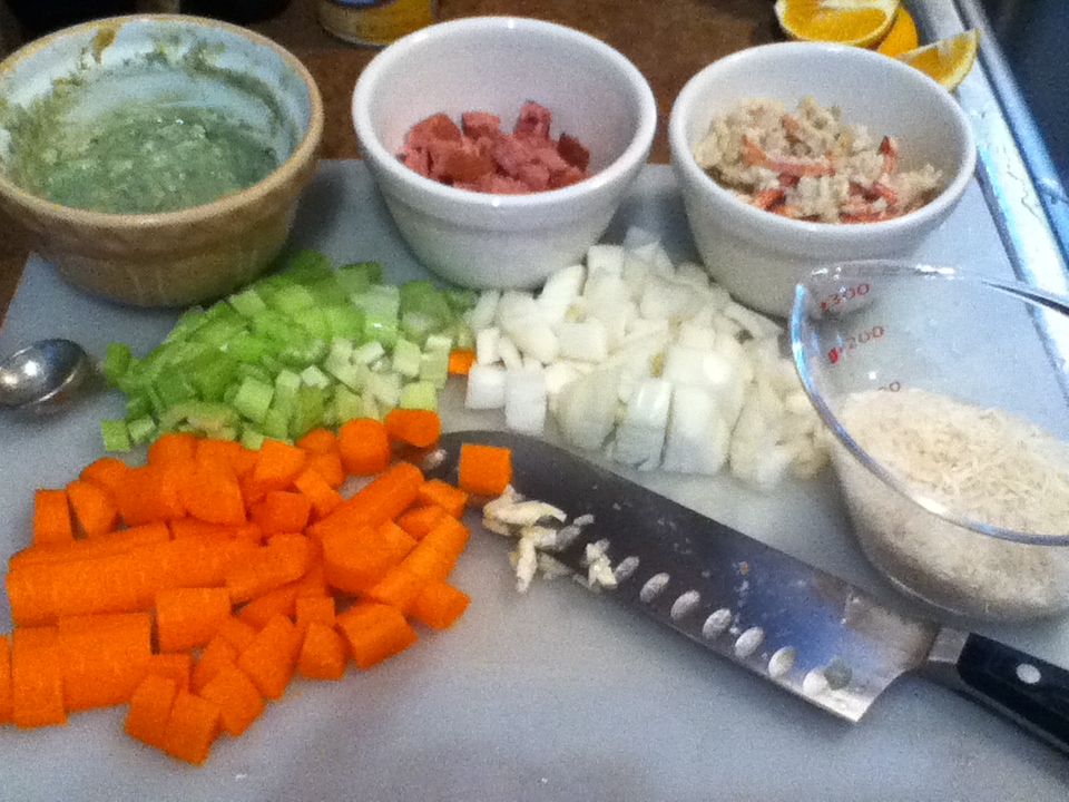 Kūlia cooks!: 5 heads to a pot of Creole Lobster soup!