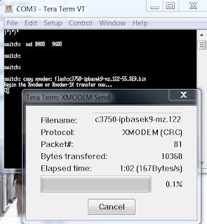 Networking and System Administration: Xmodem copy file to cisco device ...