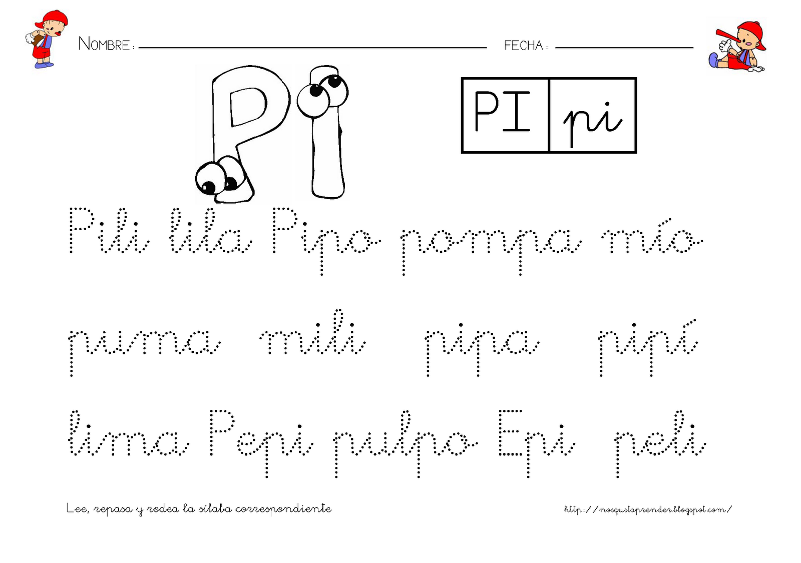 Diveraula: PA, PE, PI, PO, PU