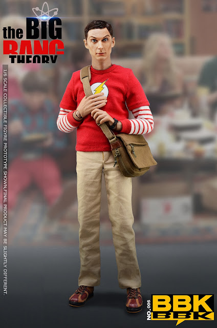 toyhaven: BBK Toys 1/6th scale The Big Bang Theory Sheldon Cooper 12 ...