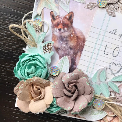 The Artsy Fox: Wintry Fox Card for Cherish the Memory