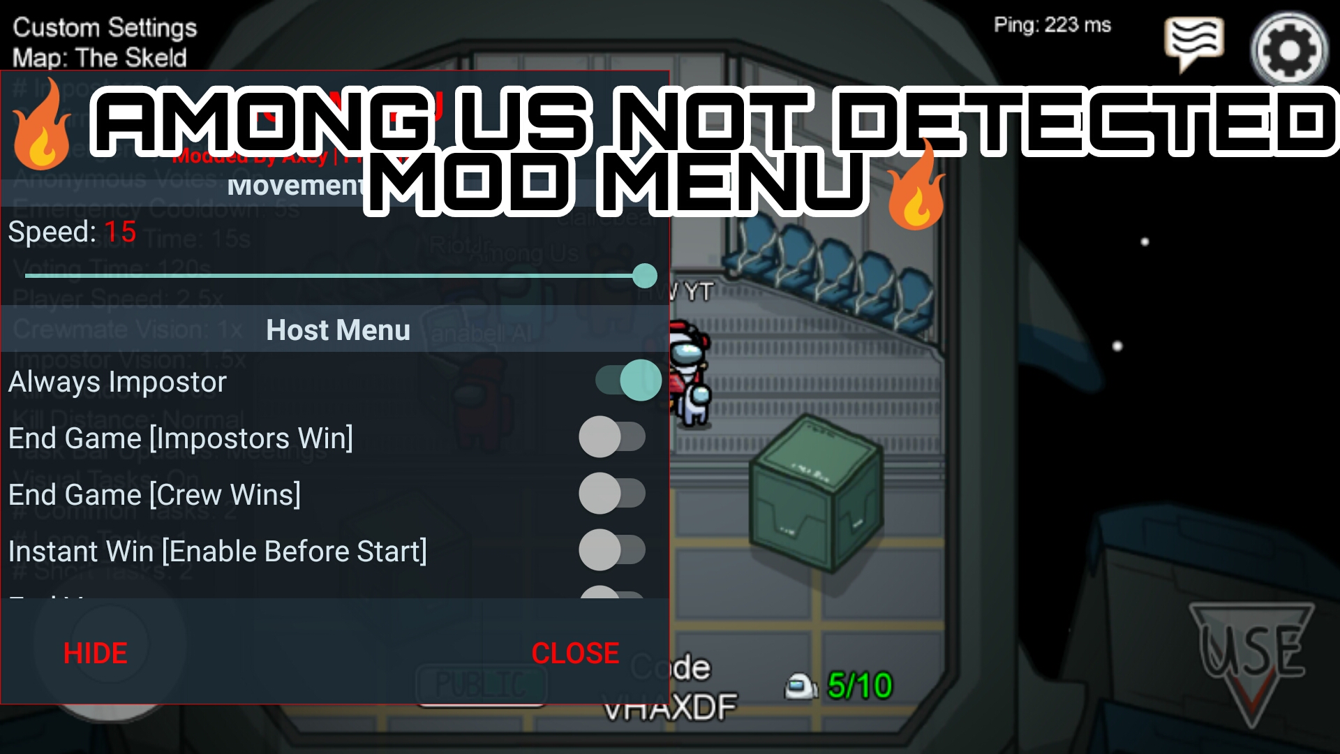 Among Us Mod Menu By Axey Pmt ~ HACKER WORLD