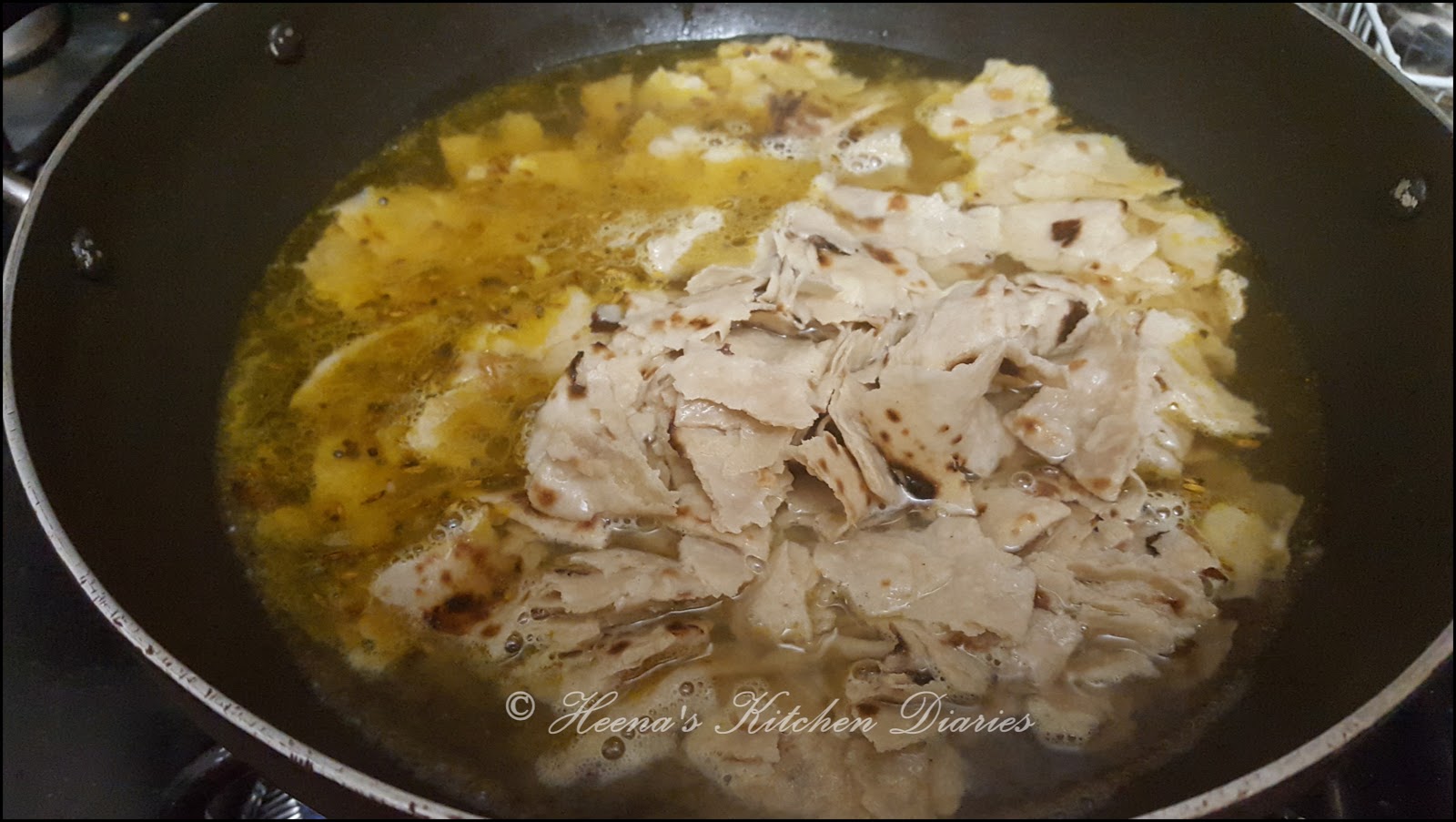 Heena's Kitchen Diaries: Instant Roti Dhokli OR Vaghareli Rotli | A ...