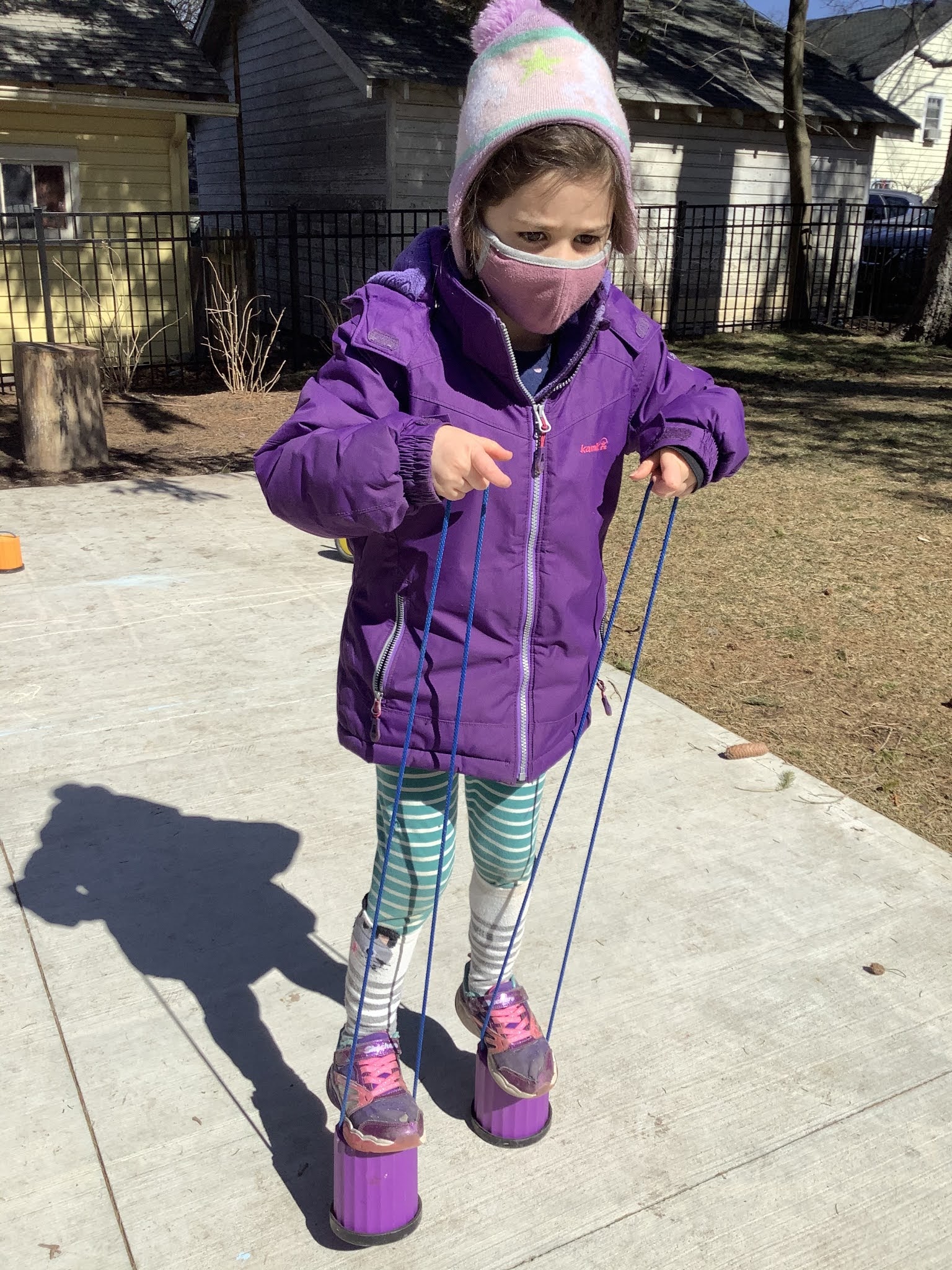 KinderGan Preschool - Pre- K class: Check out our balancing skills!
