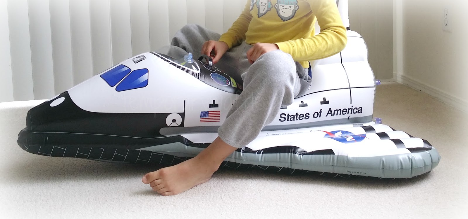 Temporary Waffle: Aeromax Jr. Space Explorer Inflatable Space Shuttle