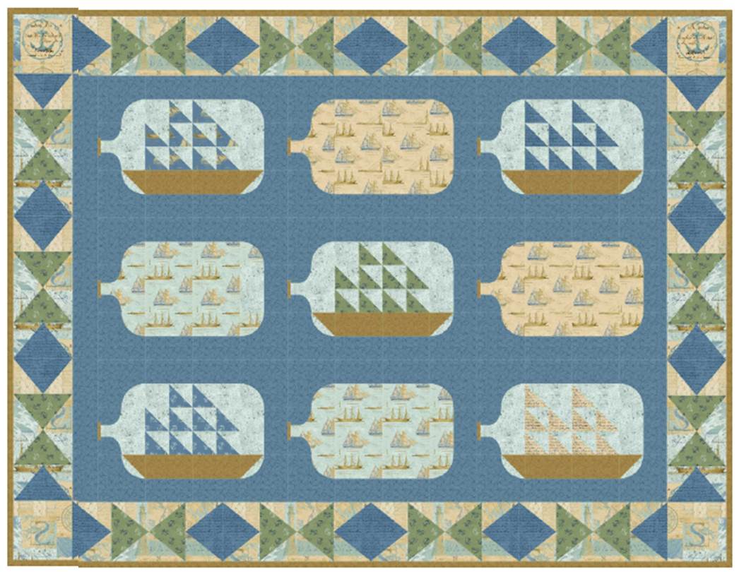 Quilt Inspiration: Free Pattern Day: Sailboats