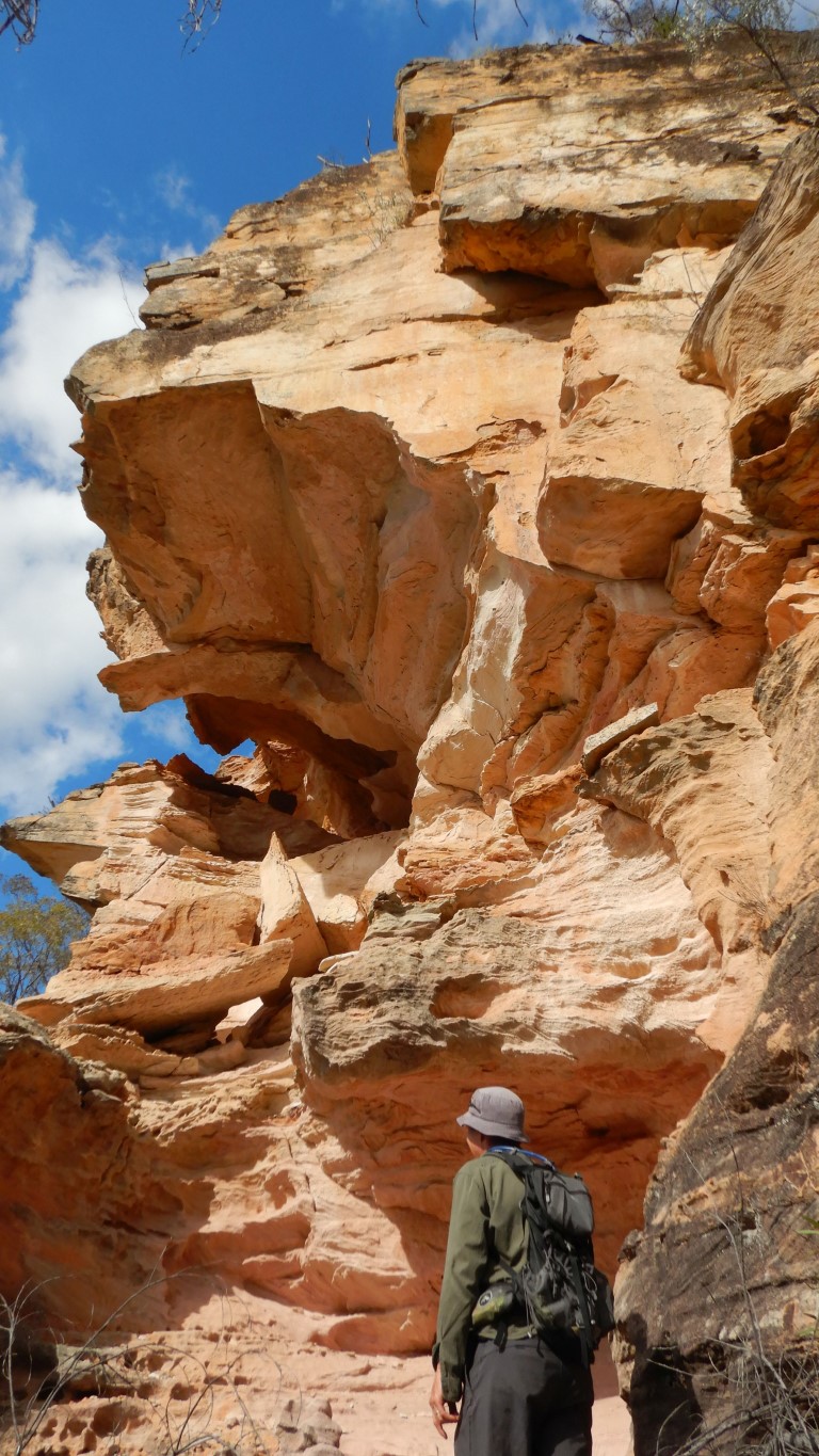 Isla Gorge NP - Exploring Caves - Adventures of Puff n Puffin