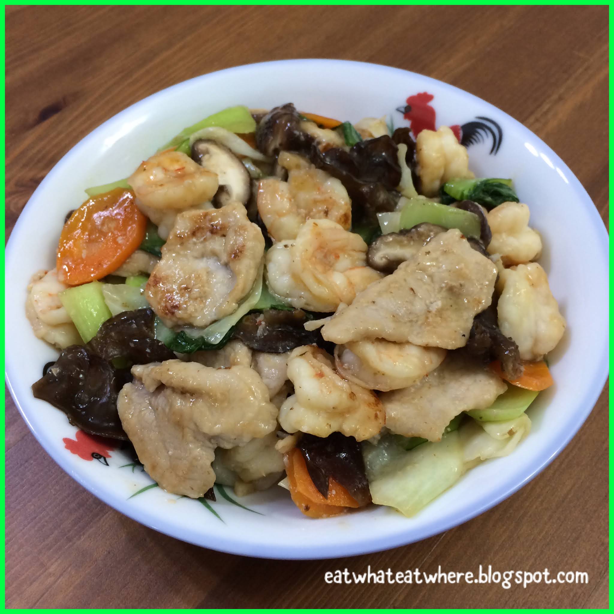 Eat what, Eat where?: #ewew cooks Chukadon (Chinese-Style Rice Bowl)