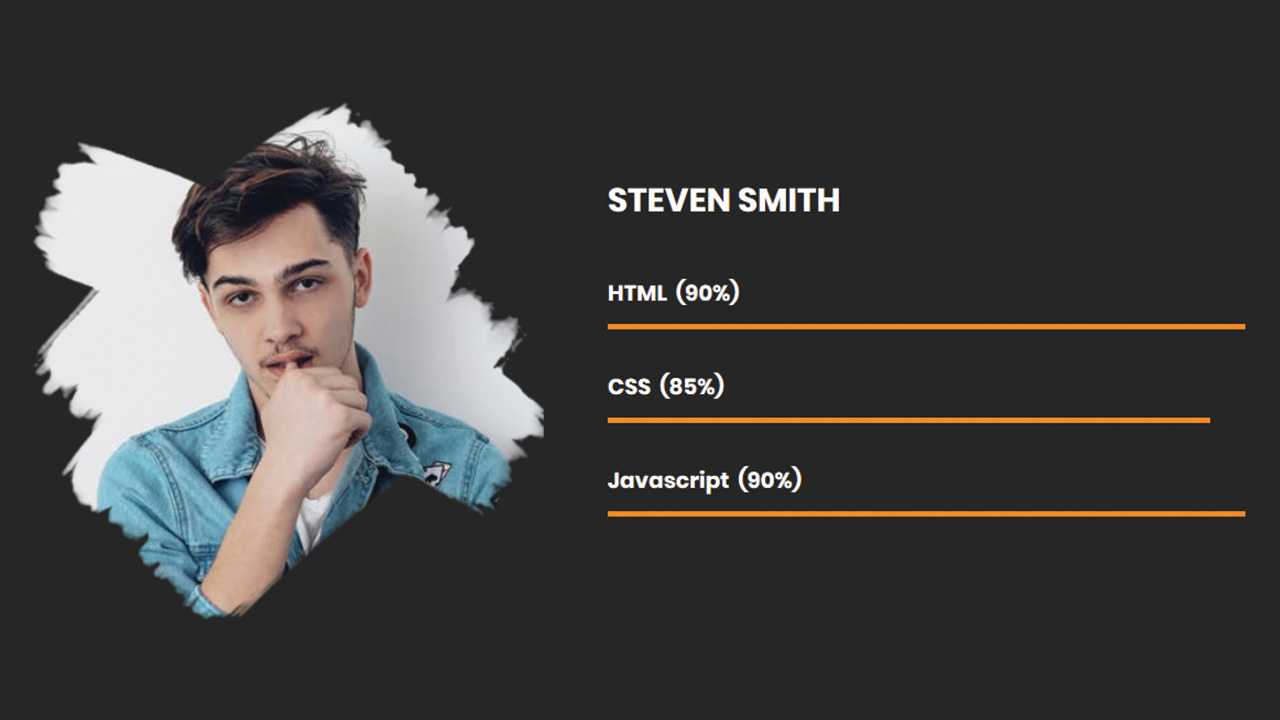 Skill Bar Animation Using Html And Css