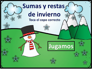 Juego de sumas de Invierno - Material Didactico para tus clases