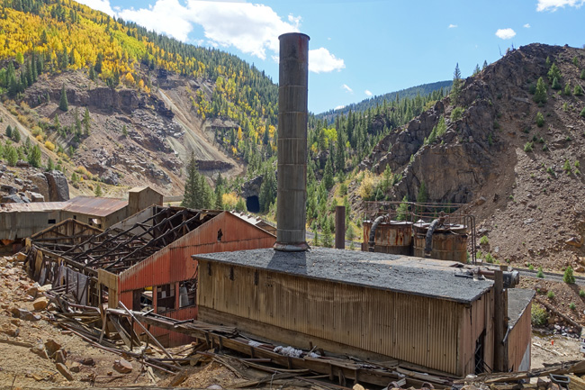 Abandoned Eagle Mine and Belden, Colorado Mining District