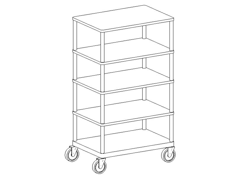 BIM HEALTHCARE REVIT FAMILIES : Supply Carts