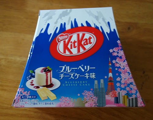 Kit Kat Blueberry Cheesecake