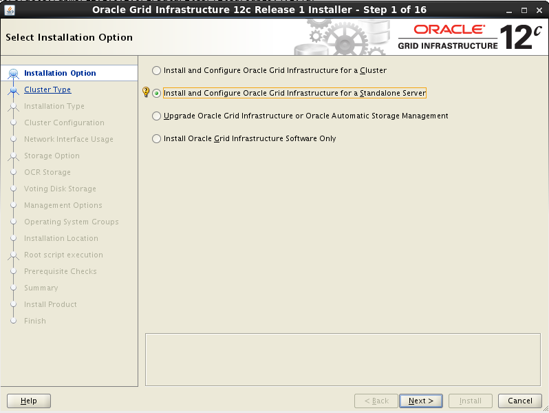 Installing Oracle 12c R1 Grid Infrastructure On Linux 7 Oraclenext