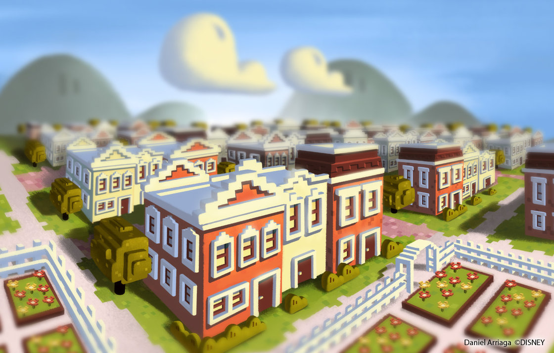 Living Lines Library: Wreck-It Ralph (2012) - Locations