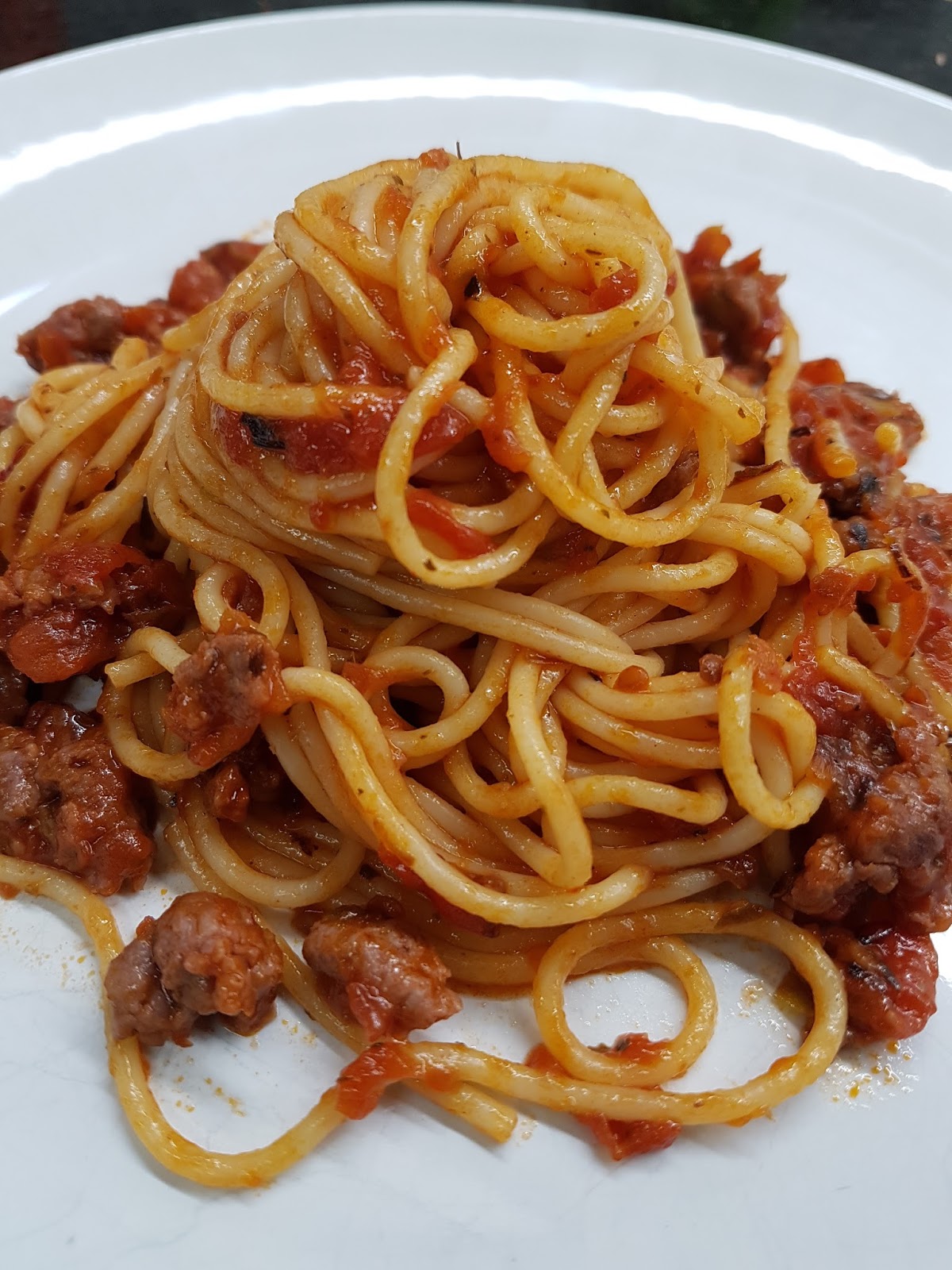 Cocina Basica y Fresca: ESPAGUETIS CON TERNERA CBF@