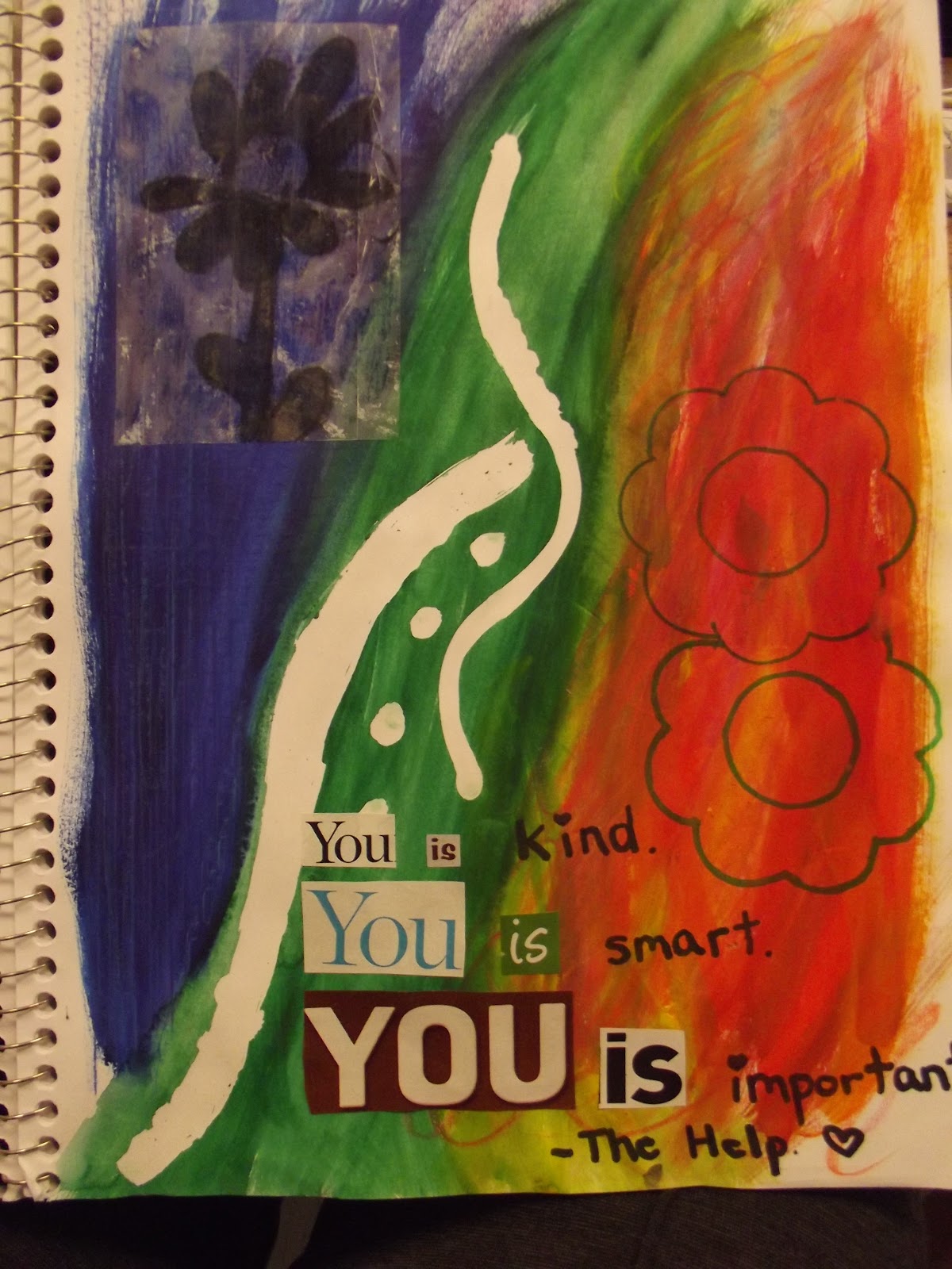 J. Frank Hillyard Middle School Art Room: STUDENT JOURNAL PAGES