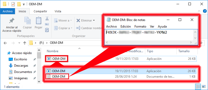 Pantallazos.es: Windows 10: Averiguar clave OEM almacenada en UEFI/BIOS.