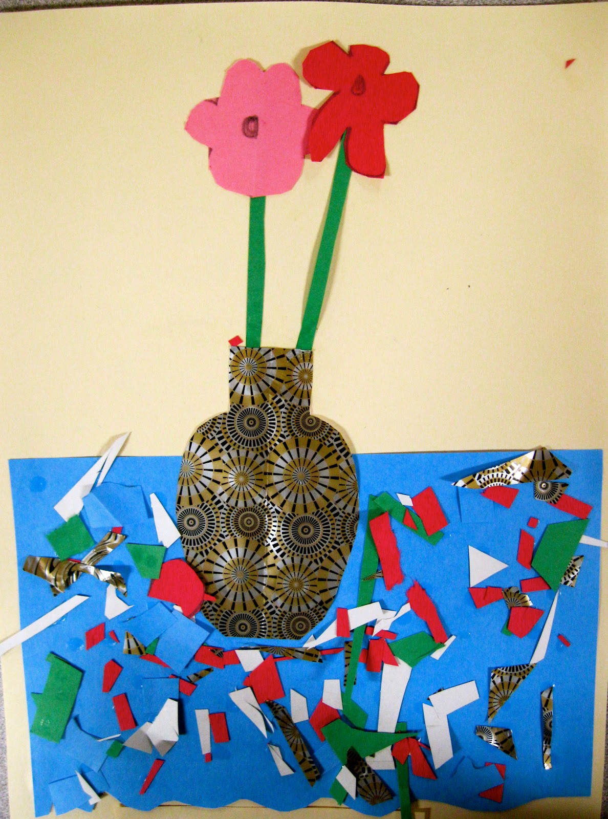 Angie Villa Art & Education: Still Life Collage- 4th Grade
